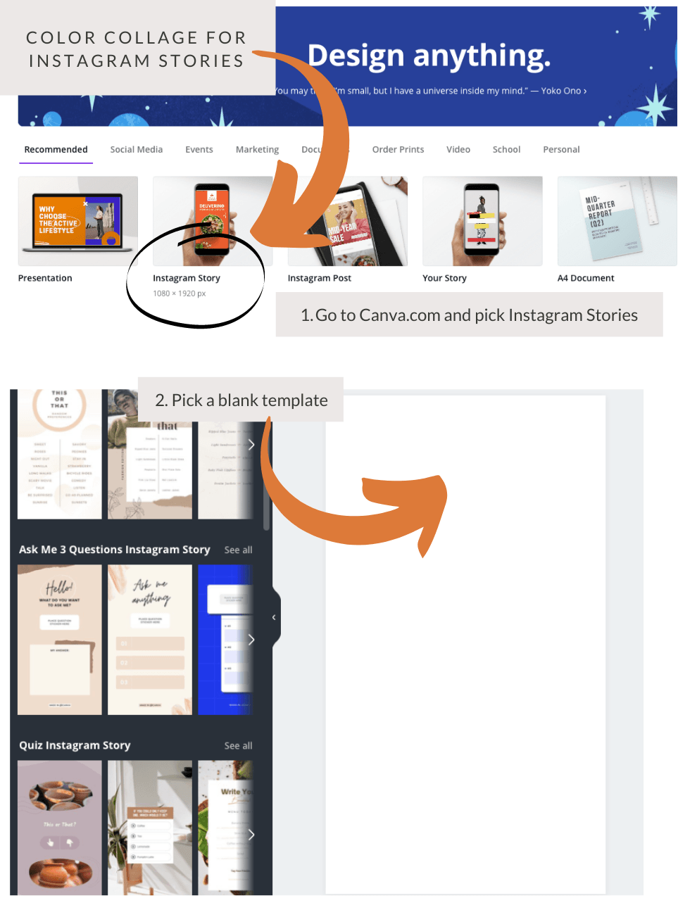 How To Make A Photo Collage With A Matching Color Palette - CHRISTINA GREVE