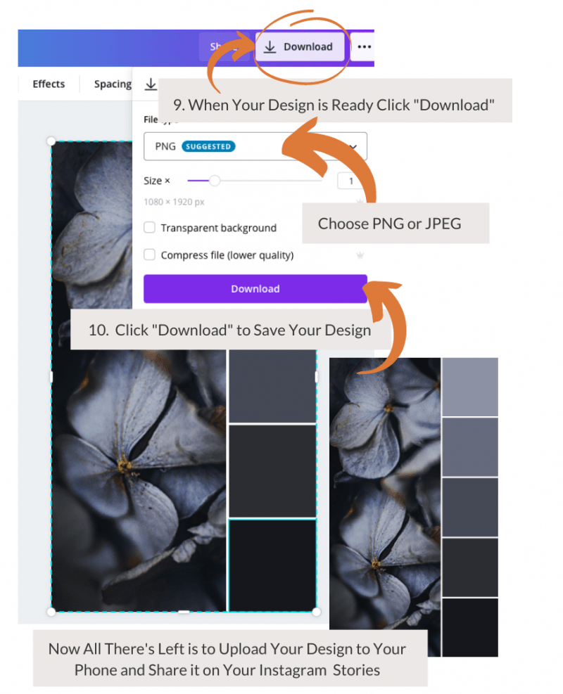 How To Make A Photo Collage With A Matching Color Palette - CHRISTINA GREVE